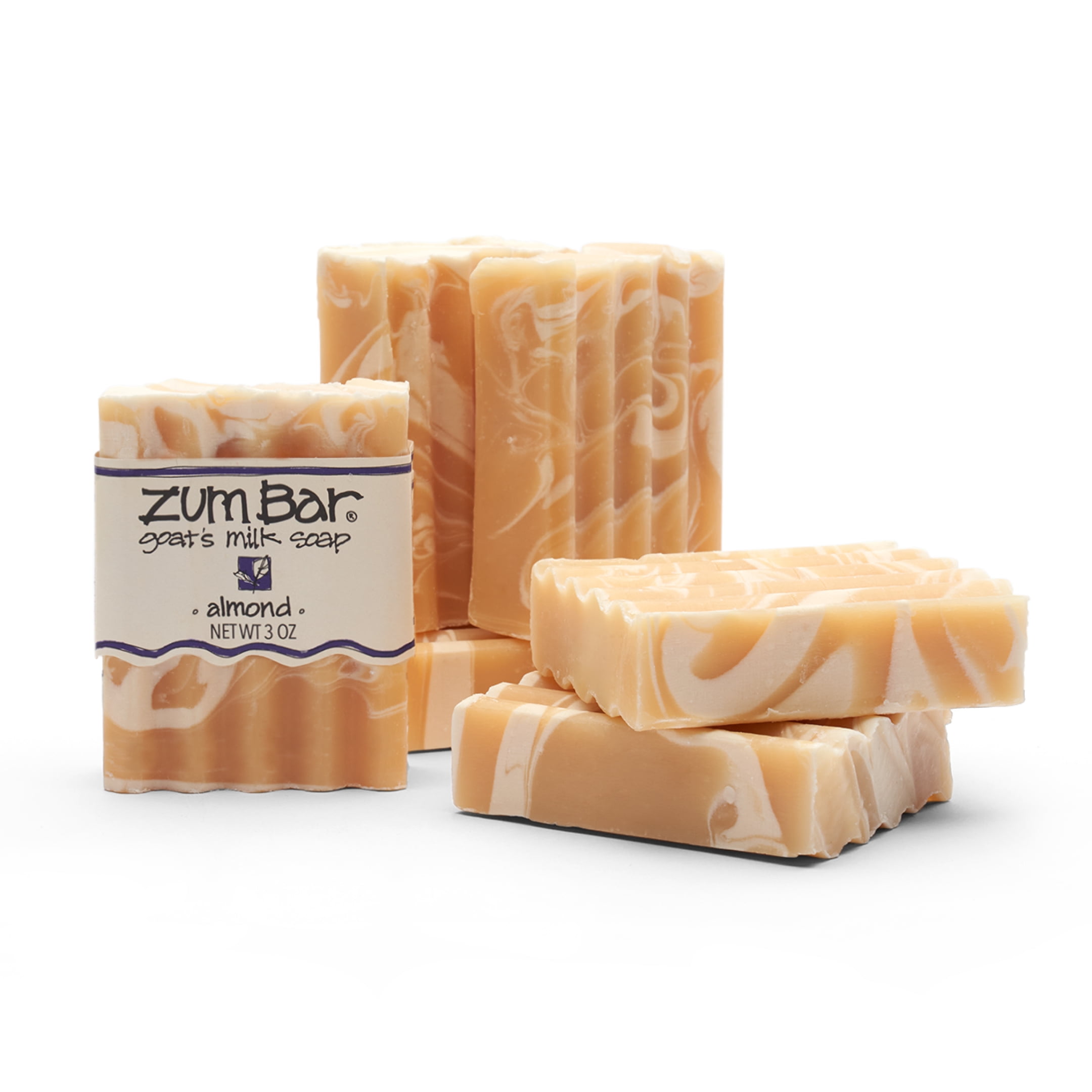 Zum Bar Goat's Milk Soap - Almond - 3 oz (6 Pack) - Walmart.com