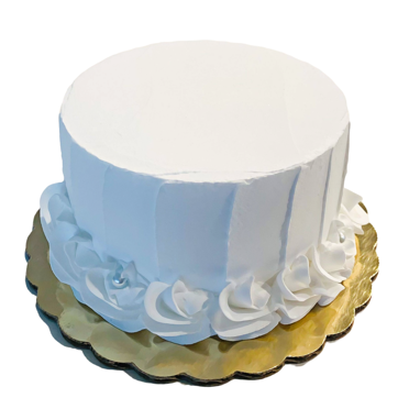 DEZICAKES Large Pink Rosette Fake Cake Display 9" Faux Cake- Decoration ...