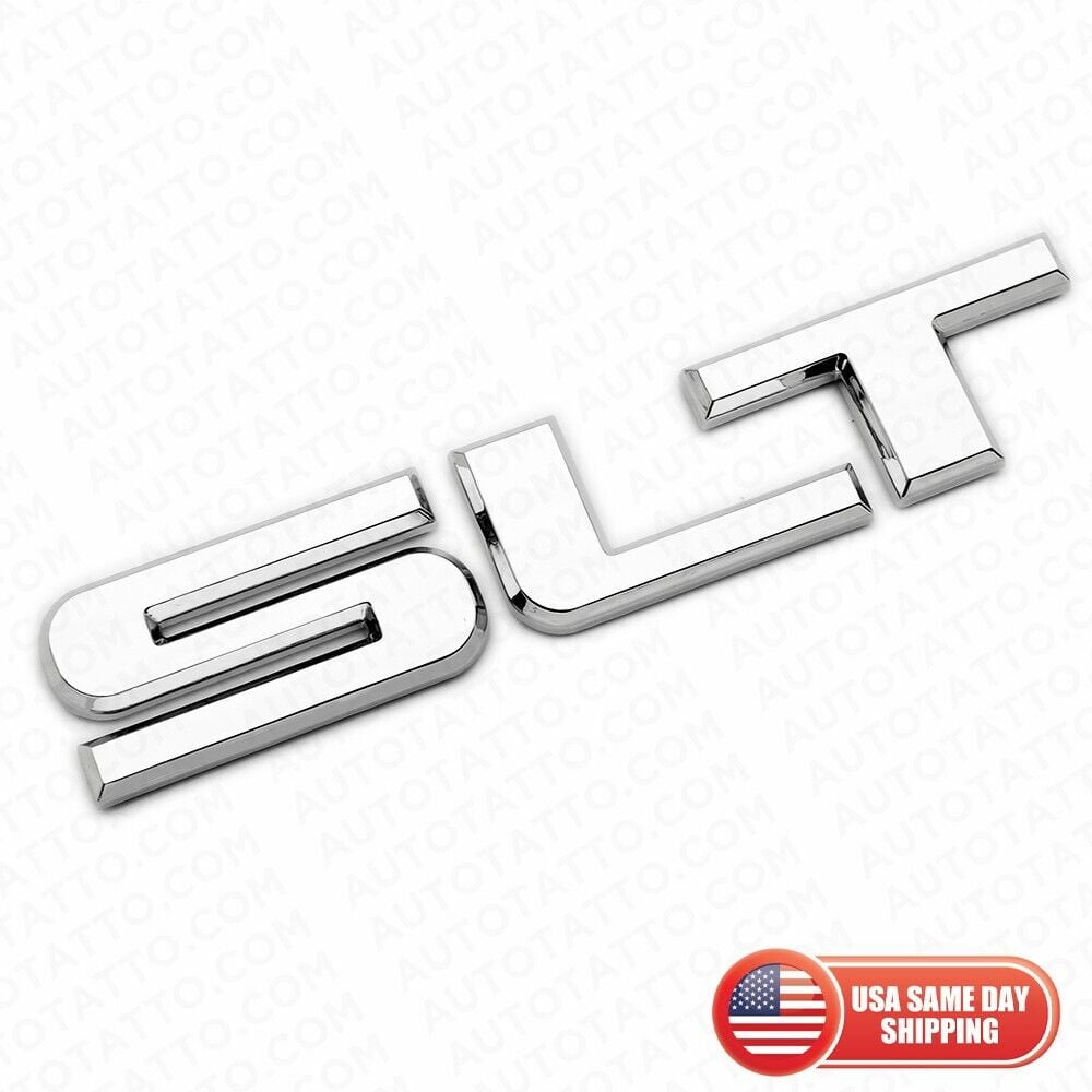 14-20 GMC SLT Tailgate Door Letter Nameplate Emblem Logo Badge OEM ...