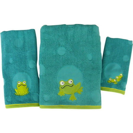 Peeking Frogs 3pc Towel Set