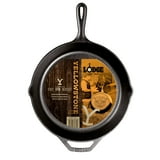 Yellowstone x Lodge Cast Iron Skillet, 12", Steer Skull - Walmart.com