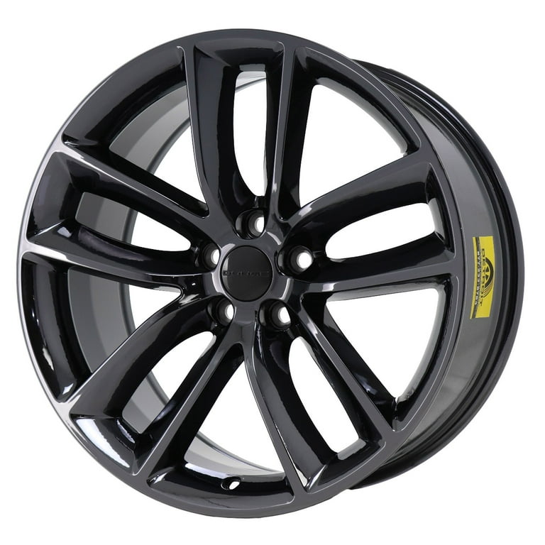 Dodge Challenger Black Chrome Wheels