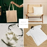 Shason Textile 44" x 4 Yards Polyester Blend Solid Sewing & Craft ...