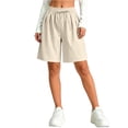 DJDLJWCJ Girls School Uniform Shorts Ice Silk Straight Leg Elastic ...