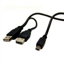 USB Cable A to B with USB 5 Volt DC Plug Power Supply Cable - Walmart.com