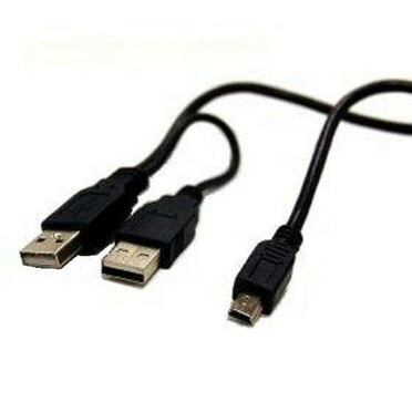 eDragon Mini USB 2.0 Cable, Black, Type A Male to 5 Pin Mini-B Male, 6 ...