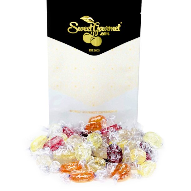 SweetGourmet Matlow's Crystal Assorted Fruits Hard Candy | 1 Pound ...
