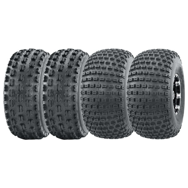 Set of 4 WANDA Sport ATV tires 21x8-9 21X8X9 Front & 22x11-8 22x11x8 ...