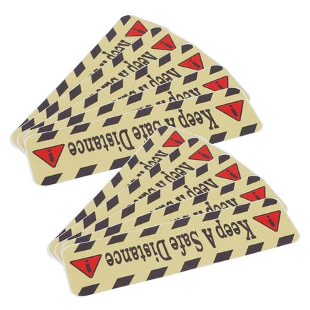 Warning Decal, Mould-Proof Non-Fading PVC Floor Sticker, High ...