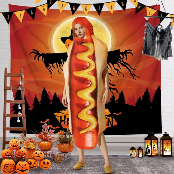 Sarkoyar Halloween Bodysuit Hot Dog Shape Realistic Looking Unisex ...