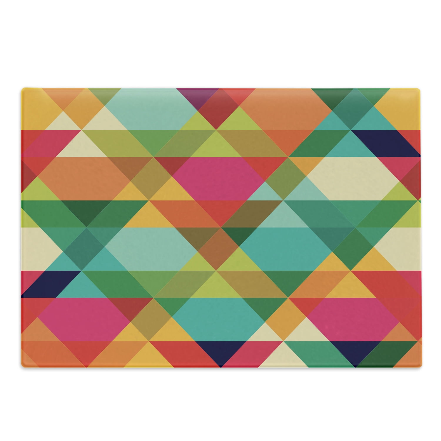 Geometric Cutting Board, Abstract Geometric Pattern Vintage Inspired ...