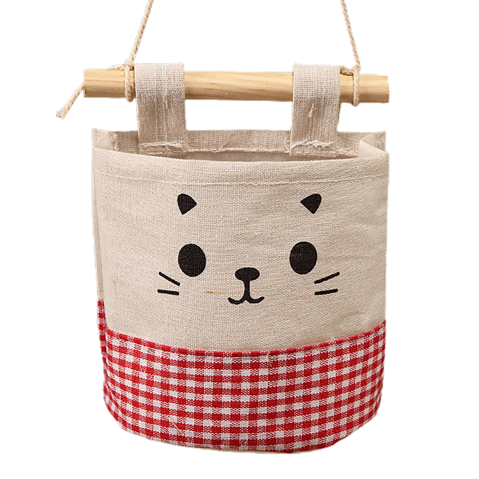 Grandest Birch No Odor Wall Pouch with Lanyard Cotton Flax Stocking ...