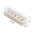 Plastic Ice Block Tray with Lid, 5 Lattice Easy-Press Ice Block Maker ...
