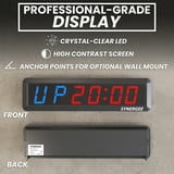 Synergee 16.5” Fitness Interval Timer, Wall Mounted Gym Timer with ...