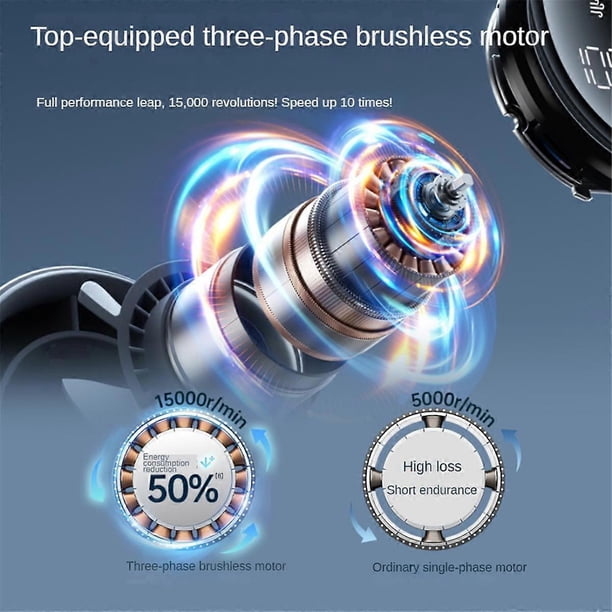 Handheld Small Fan 100 Wind Speeds Adjustable High-Speed Portable ...