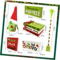 Coolnut Christmas Layered Tray Ornaments Gnome Artificial Book Pile ...