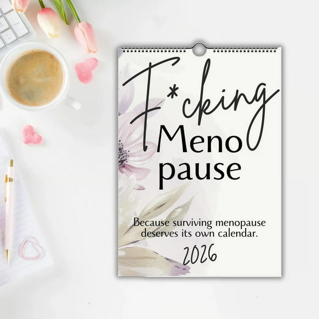 2026 Funny Menopause Calendar A Personalized Wall Decor Calendar For ...