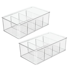 Kitchen Details 2 Pack Triangular Lazy Susan Organizer Bins in Clear ...
