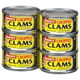 Snow's® Chopped Clams In Clam Juice 6-6.5 Oz Cans Cluster Pack ...