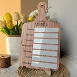 Magnetic Meal Planner Refrigerator Magnet Weekly Menu Board Dinner Meal ...