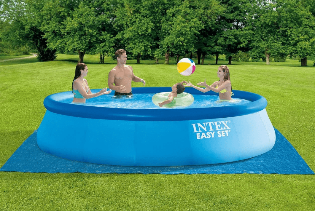 26175EH Easy Set 18 Feet x 48 Inch Inflatable Puncture Resistant Above ...