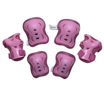 Motoforti 6pcs Bicycle Safety Protection Set: Pink Wrist Support Guard ...