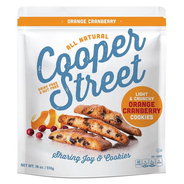 Cooper Street Orange Cranberry Cookies, 18 Oz - Walmart.com