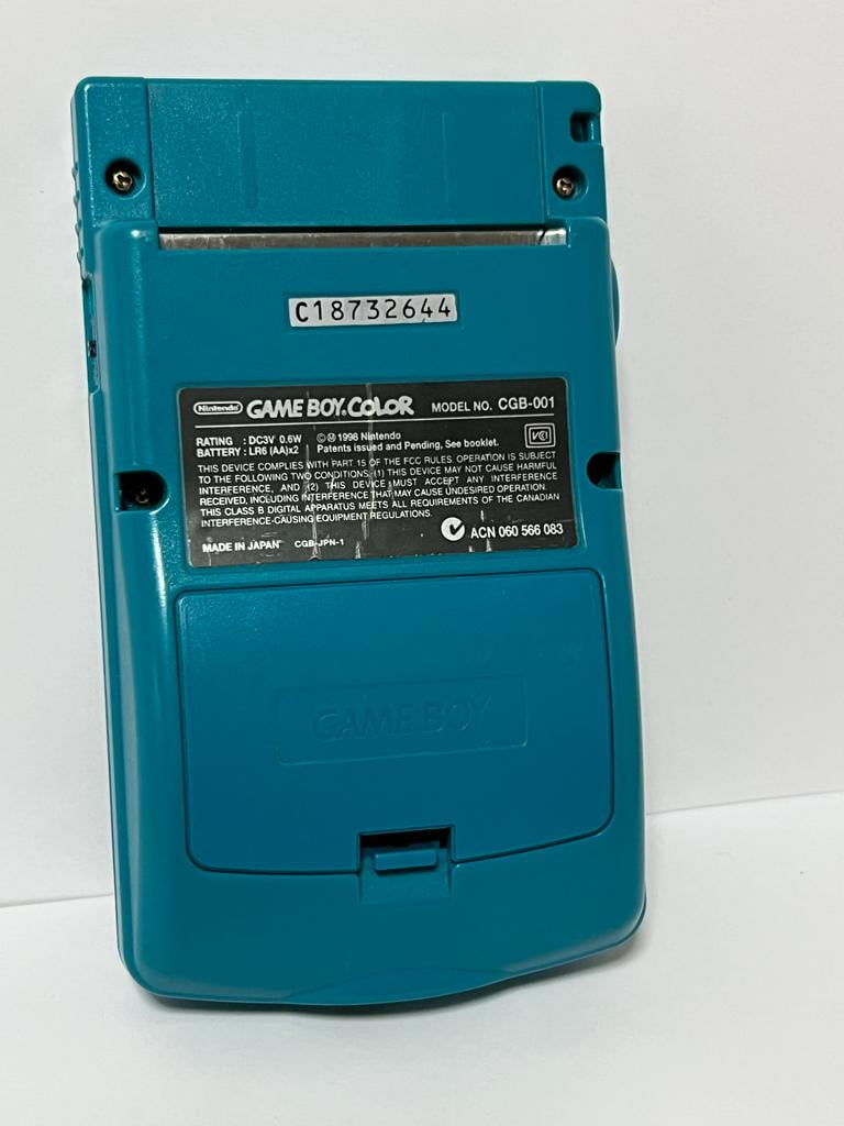 Gameboy Color Back