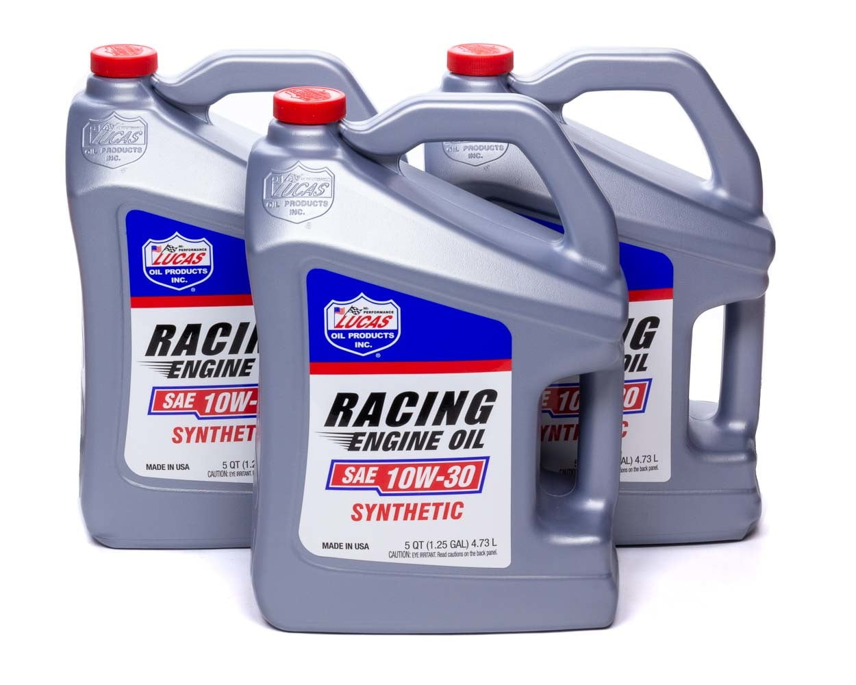 Lucas Oil 10611 SAE 10W-30 Synthetic Racing Motor Oil - 5 Quart ...