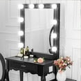 LAFGUR Strong Lighting 10-Bulb Cold White LED Vanity Mirror Lights ...