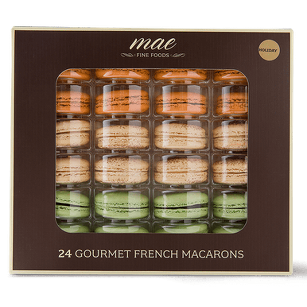 24 Holiday French Macarons - Walmart.com - Walmart.com