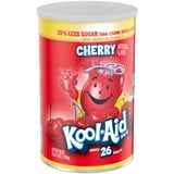 Kool-Aid Sugar-Sweetened Cherry Artificially Flavored Powdered Soft ...