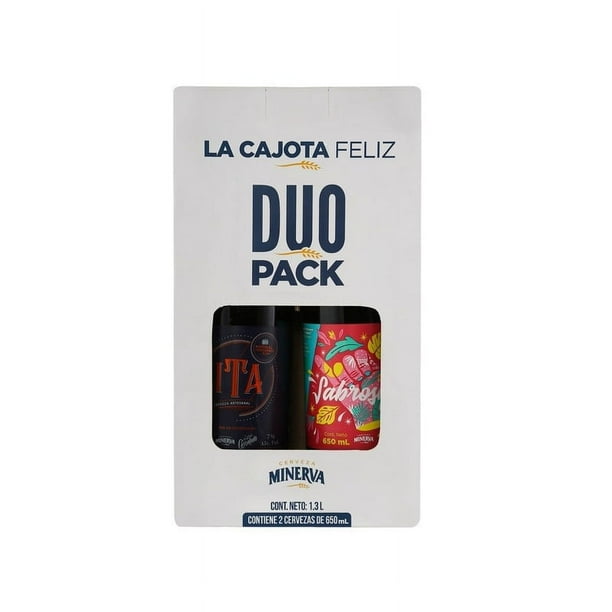 Cerveza Minerva Duo Pack ITA + Sabrosipa 2 Botellas 650 Ml | Bodega ...