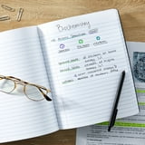 Pen+Gear Heavyweight Wide Ruled Poly Composition Book, 7.5 in x 9.75 in ...