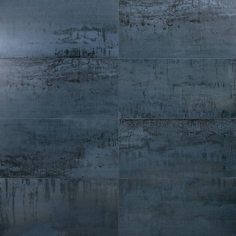 Bond Tile Alloy Steel Blue 12 in. x 24 in. Matte Porcelain Tile (8 ...