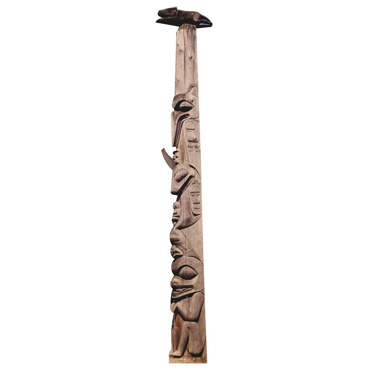 H49910S Nanasimget and Whale Totem Pole Cardboard Cutout Standee ...