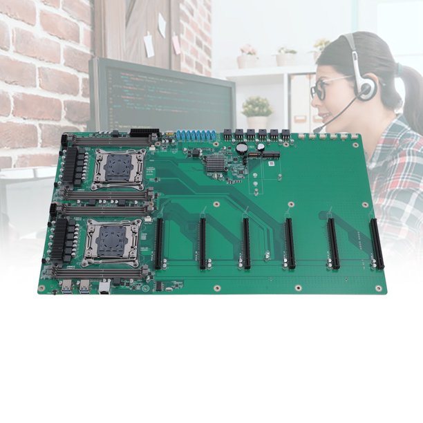 DDR4 Dual Socket Motherboard, PCIe3.0x16 Dual Socket Motherboard M ATX ...