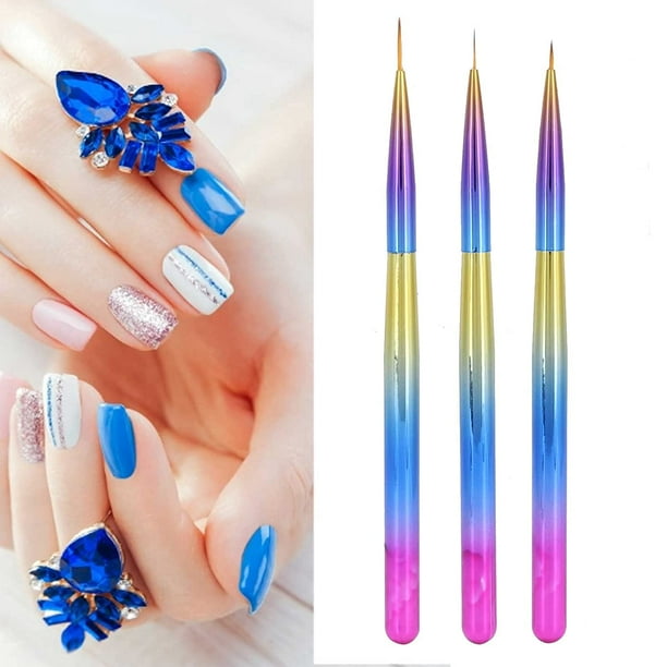 3 Pieces il rt Brushes Details Painting il rt Liner Brush, il rt ...