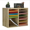 AdirOffice Paper Organizer Literature File Sorter, 12 Compartment ...