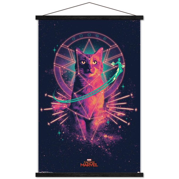 Marvel Cinematic Universe - Captain Marvel - Goose Wall Poster with ...