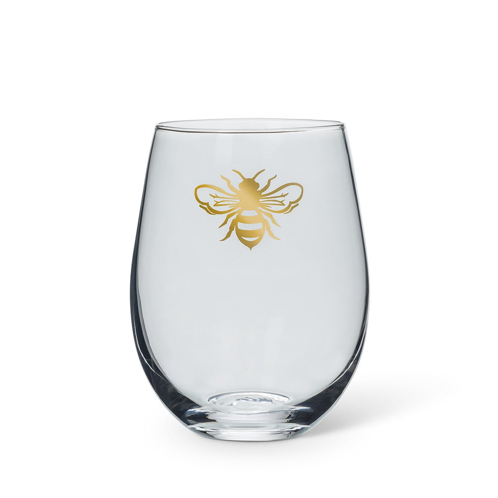 Set of 1 Bee Stemless Wine Glass - Walmart.com