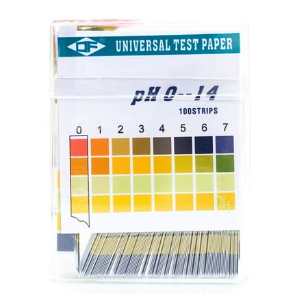 LIVEYOUNG 100 Pcs/Box Universal Df0-14 Acid-Base Ph Test Paper Strips ...
