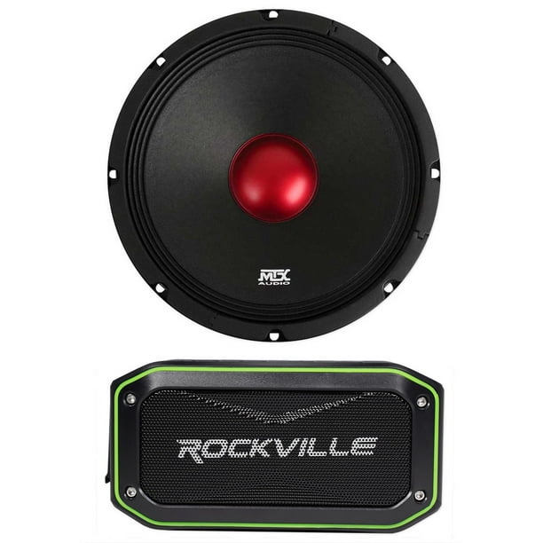 MTX Thunder RTX108 10” 500w Mid-bass/Midrange Car/Pro Audio Speaker ...