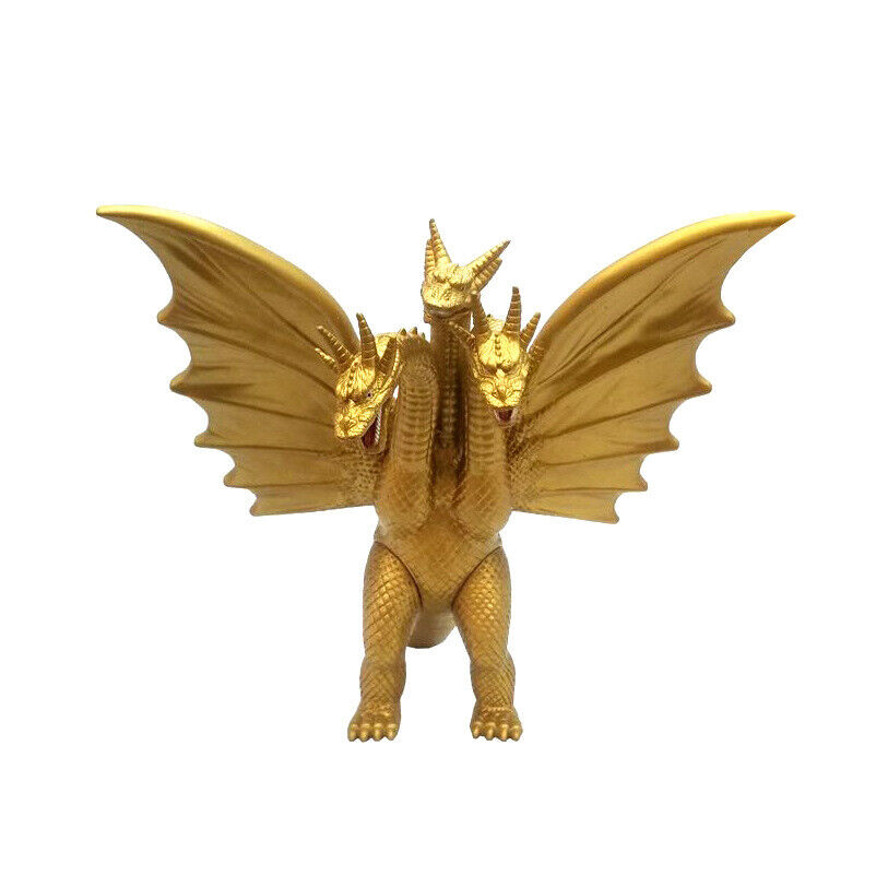 Godzilla King of the Monster Ghidorah 3 Head Gold Dragon 7" Action ...