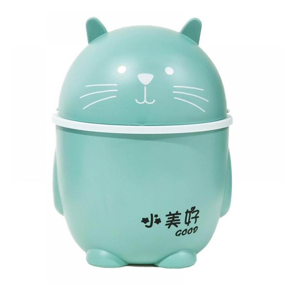 Japanese-style Household Miscellaneous Desktop Trash Can With Lid Flip ...