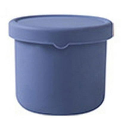 Silicone Bento Boxes Cylinder Lunch Container with Lids Leakproof Food ...