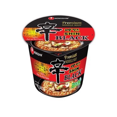 Nongshim Shin Ramyun Spicy Beef Ramen Noodle Soup Big Bowl, 4.02oz X 12 ...