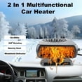 Portable Car Heater and Defroster,200W 12V Portable Car Heater that ...