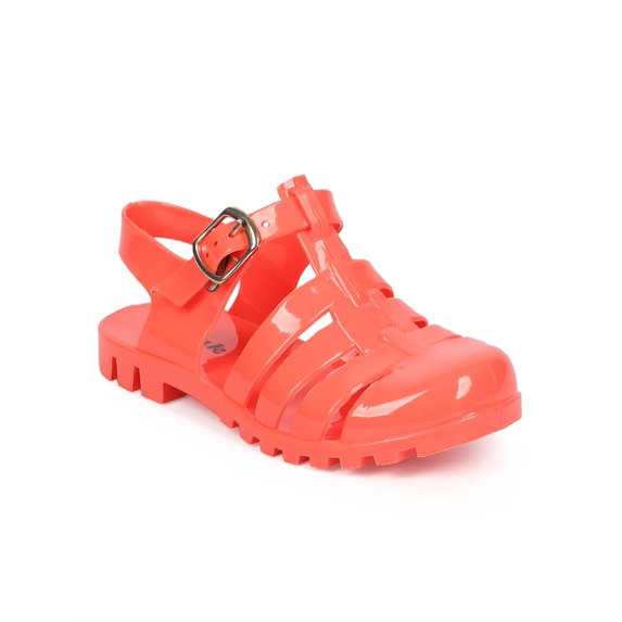 New Girl Link Jedi-53K Jelly Round Toe Classic Fisherman Sandal Flat ...