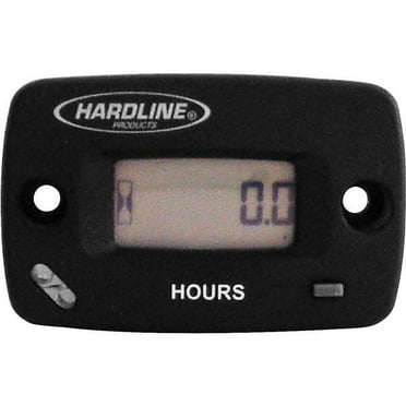 Hardline Re-Settable Hour Meter for Outboard and Inboard Engines ...